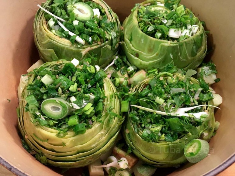 Stuffed Artichoke aka Enginar Dolma – Istanbul Food
